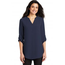 Port Authority Ladies 3/4 Sleeve Tunic Blouse - LW701